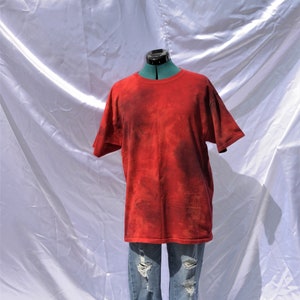 Red Bleach Tie Dye Shirt - Etsy