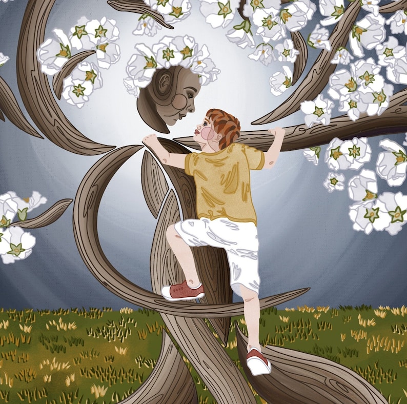 In the Tops of the Whispering Trees, I Hear Her Art Print - Heavenly ...