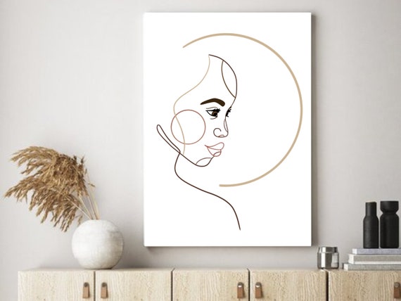 DIGITAL DOWNLOAD Line Art Woman Woman Line Drawing Goddess - Etsy