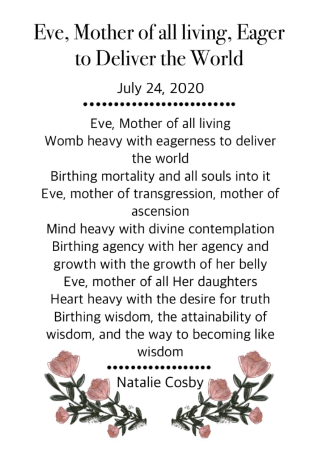 DIGITAL Download of eve, Eager to Deliver the World Adam and Eve Art ...