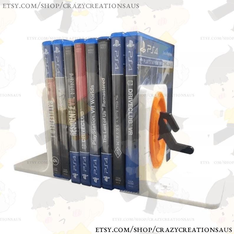 Portal Video Game Stand Bookends or Game Holders - Etsy