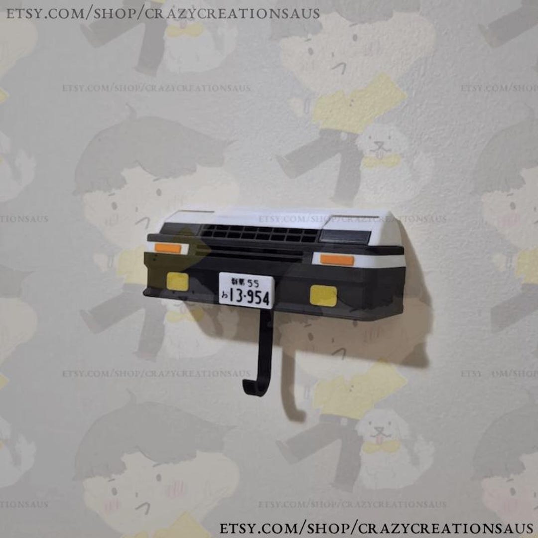 AE86 Trueno Key Holder With Pop-up Headlights! | the Ultimate Gift for ...