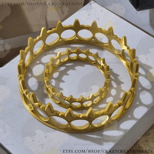 The Cruel Prince Crown Bookshelf Decor - 2 Crowns! - You Get Both ...