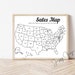 Sales Map Tracker - Printable United States Etsy Sales Map, Goal Map ...