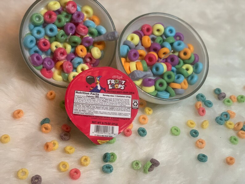 Homemade Froot Loops Cereal Scented Soy Wax Candle - Etsy