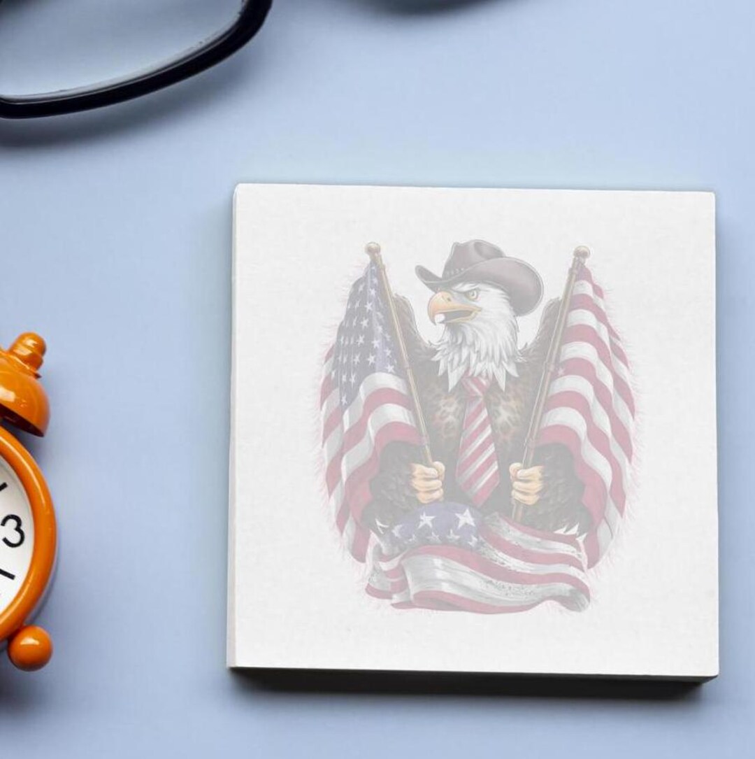 Patriotic Post It Notes, American Eagle Sticky Notes, USA Flag Adhesive ...