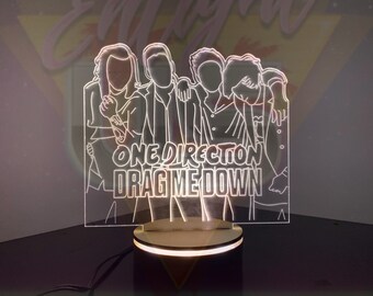 One Direction Lamp - Etsy
