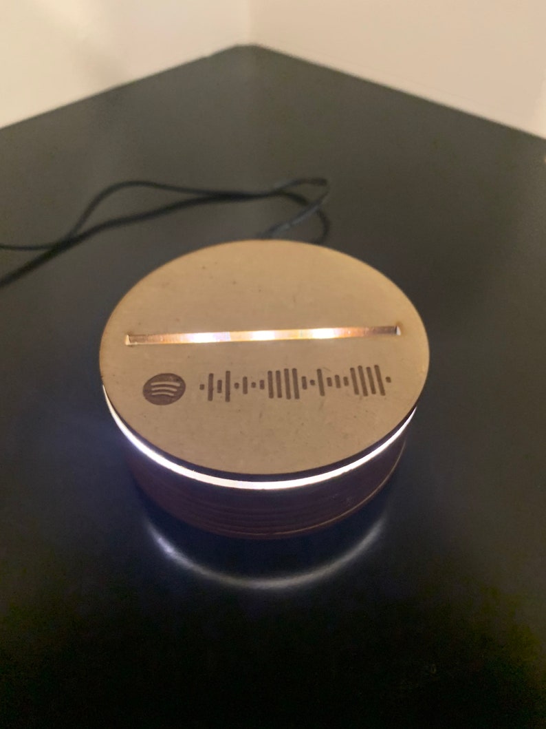 Personalized Spotify Song 3D LED Lamp - Etsy