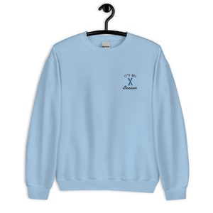 Embroidered It's Ski Season Sweatshirt Christmas Apparel Oversized ...