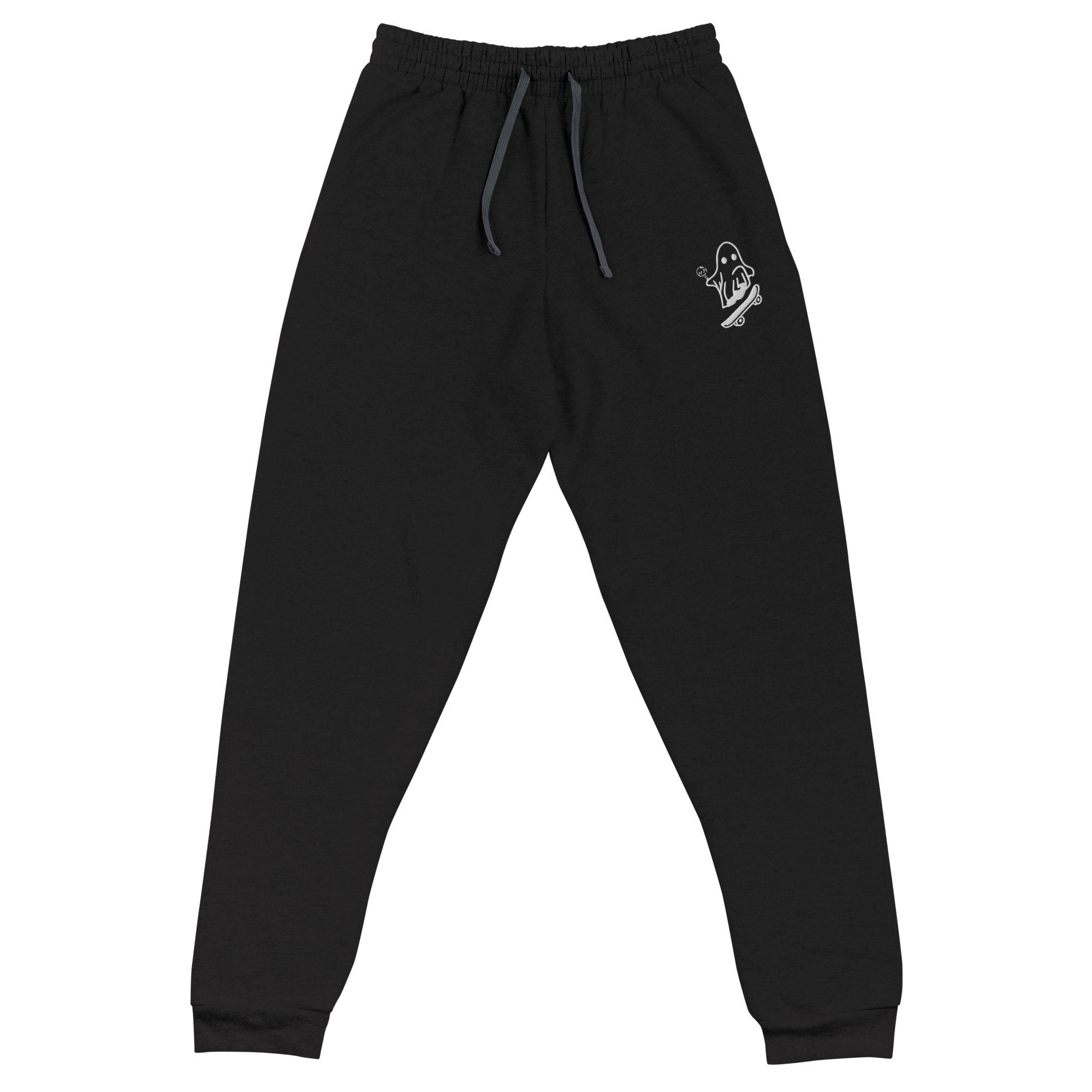 Embroidered Ghost Joggers Ghost Sweatpants Embroidered Sweatpants ...