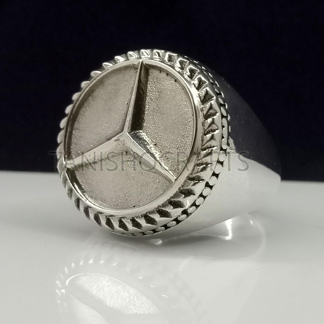 MERCEDES RING Mercedes Benz Ring 925 Sterling Silver Latest | Etsy