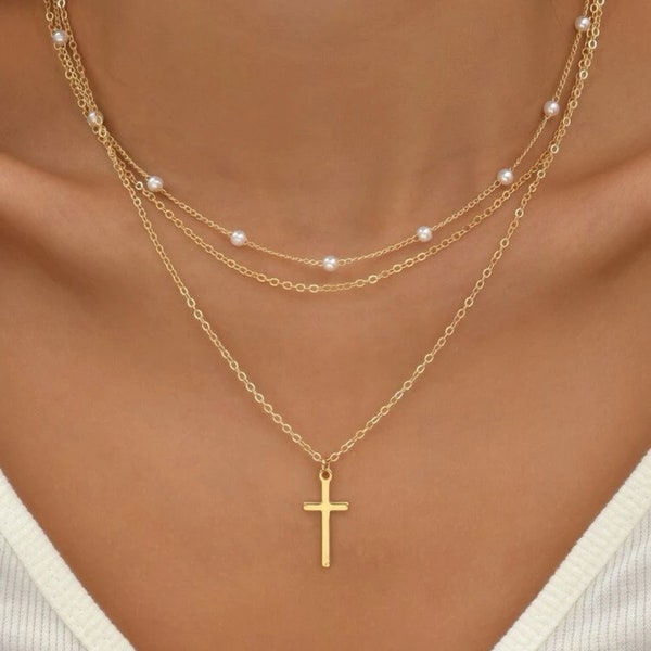Cross Necklace - Etsy