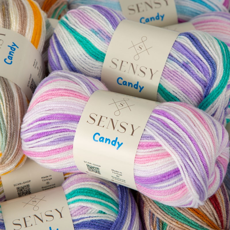 Candy Yarn - Etsy