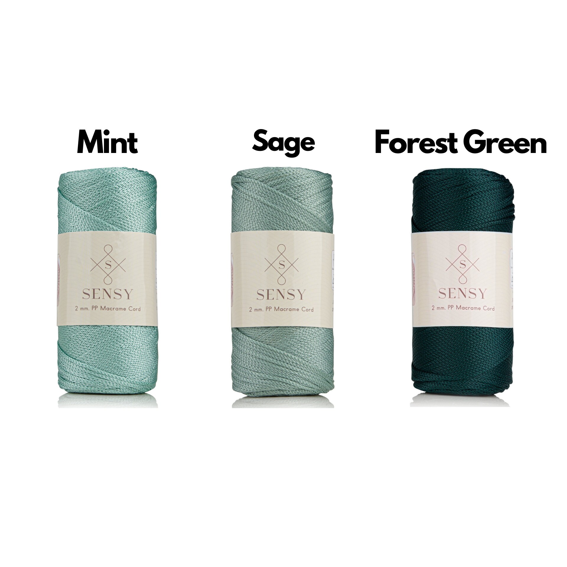 Sensy Premium 2mm Polyester Rope 100% Polypropylene Cord | Etsy