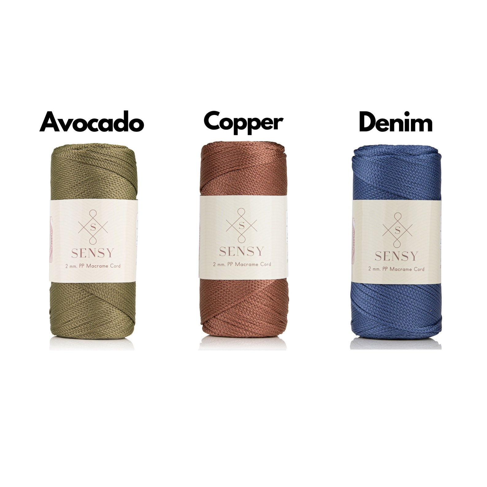 Sensy Premium 2mm Polyester Rope 100% Polypropylene Cord | Etsy