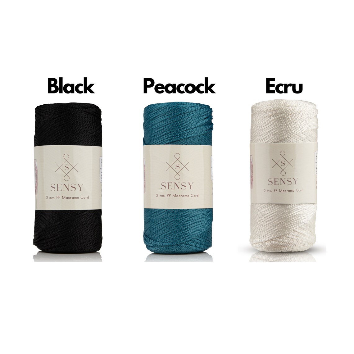 Sensy Premium 2mm Polyester Rope 100% Polypropylene Cord | Etsy