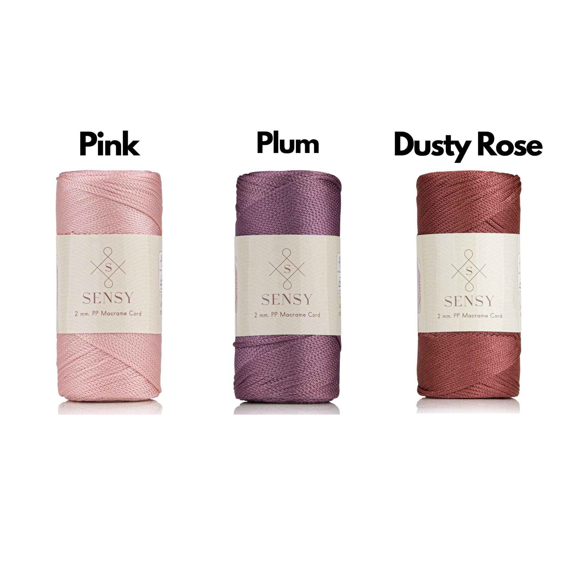 Sensy Premium 2mm Polyester Rope 100% Polypropylene Cord | Etsy