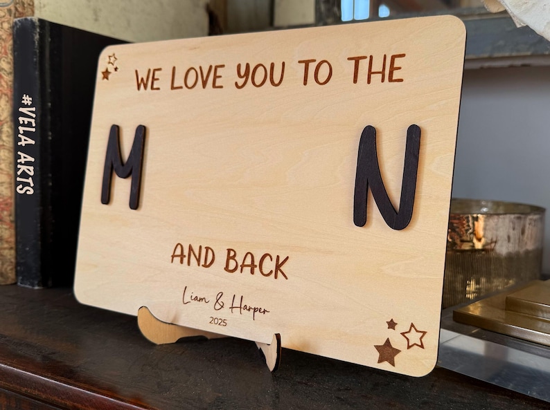 Personalized Handprint Sign, Engraved Wood, DIY Keepsake Gift - Etsy