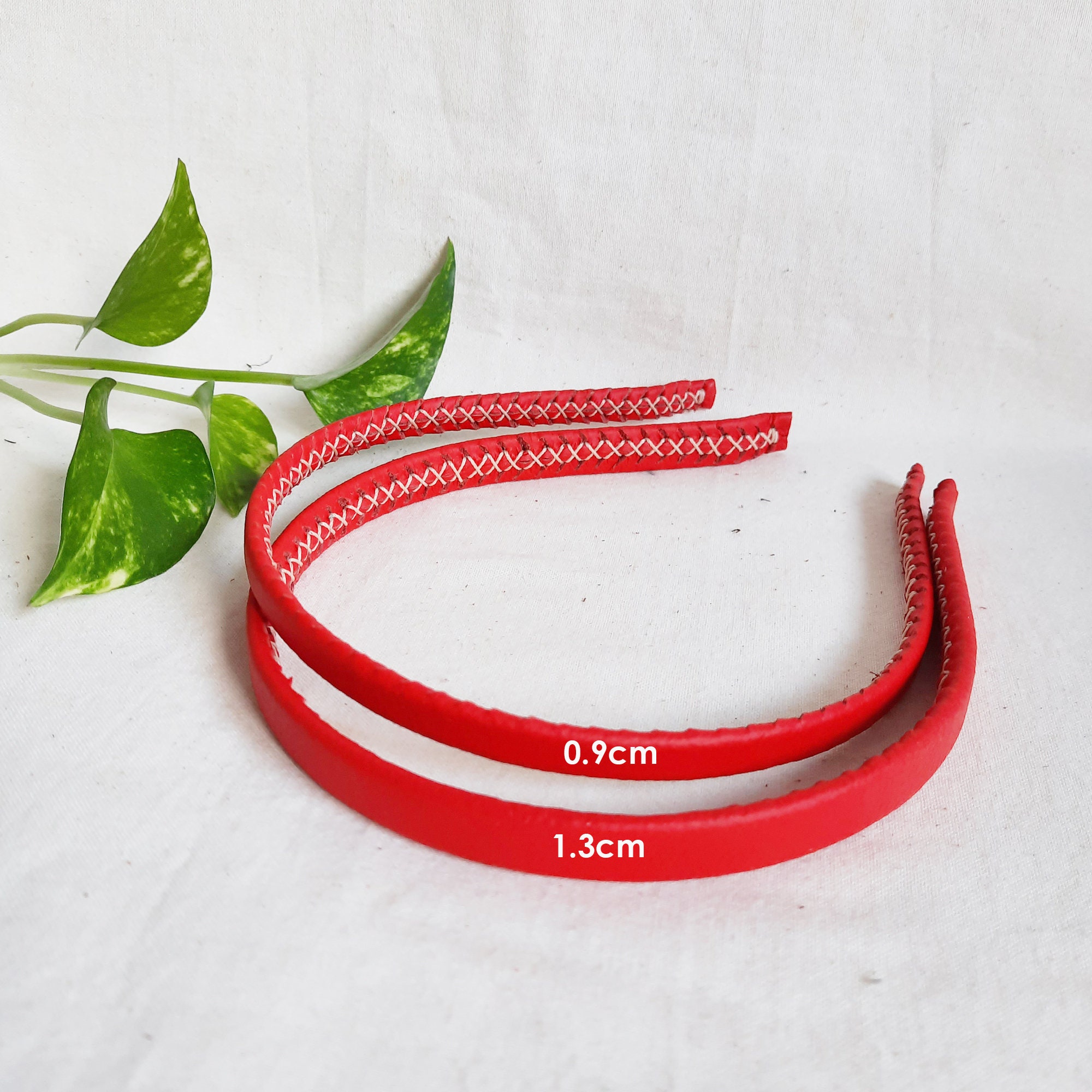 Headband Basic Leather Headband Leather Hair Band Simple | Etsy