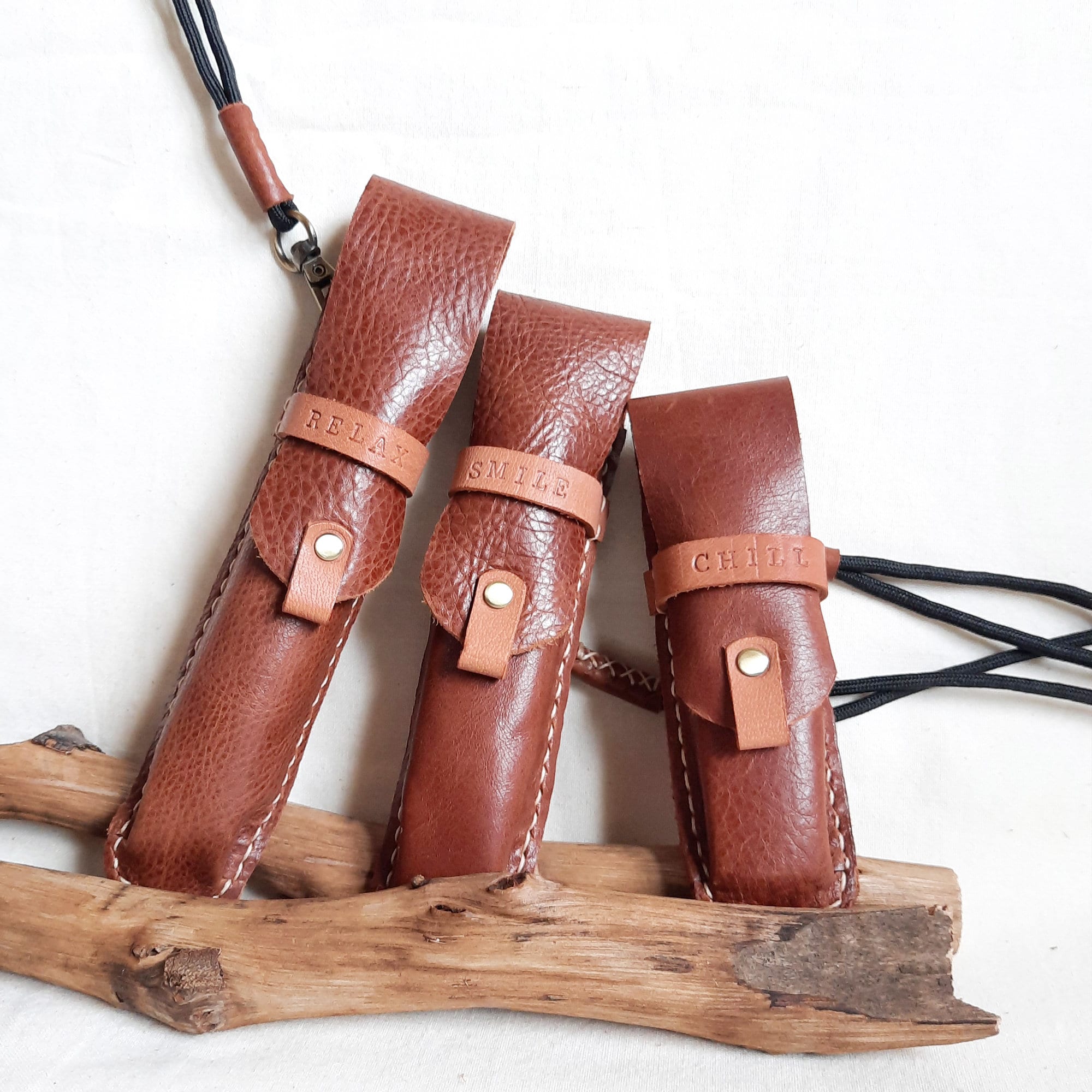 Leather E-cigarette Holder Lanyard Personalized Leather VAPE Pen Holder ...