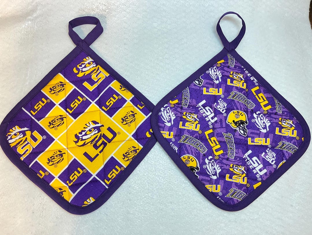 Set of LSU Pot Holders (2) - Etsy