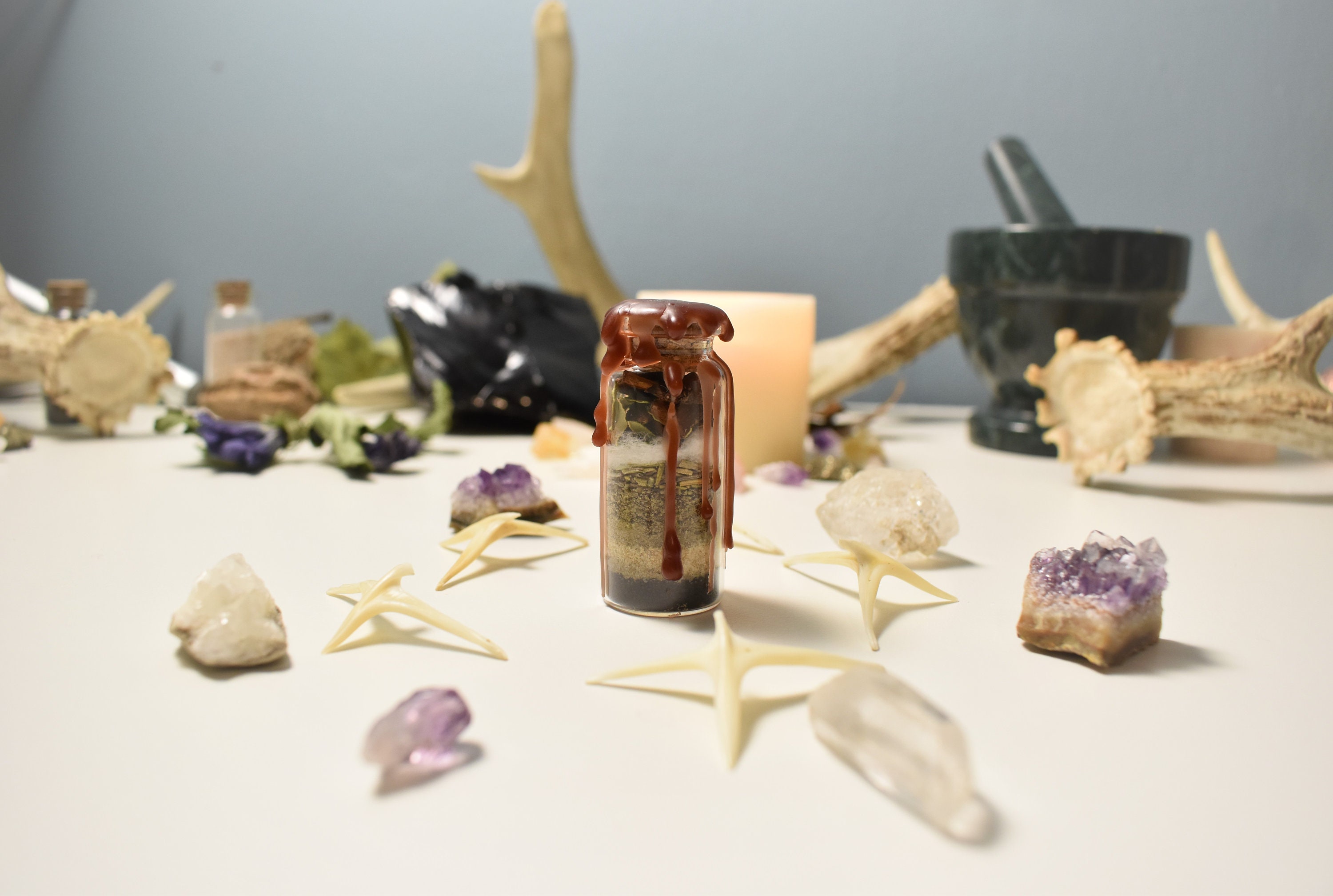 Home & Hearth: Home Protection Spell Jar Mini - Etsy