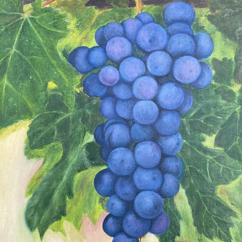 Grapes Painting - Etsy
