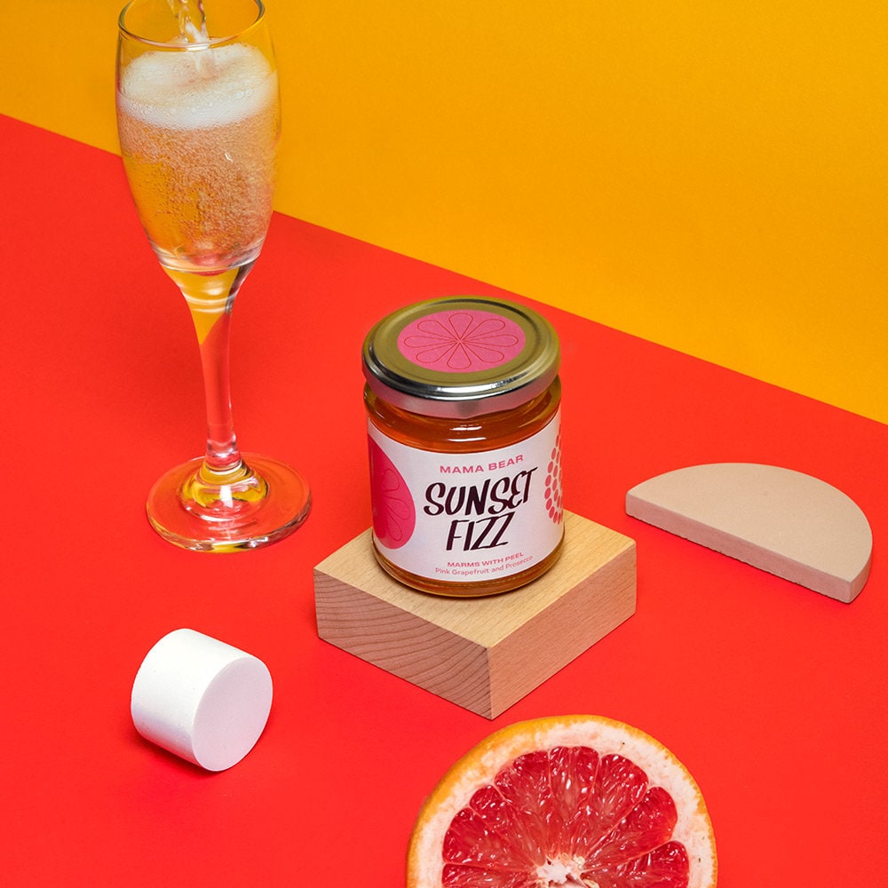 Pink Grapefruit & Prosecco Marmalade sunset Fizz - Etsy UK