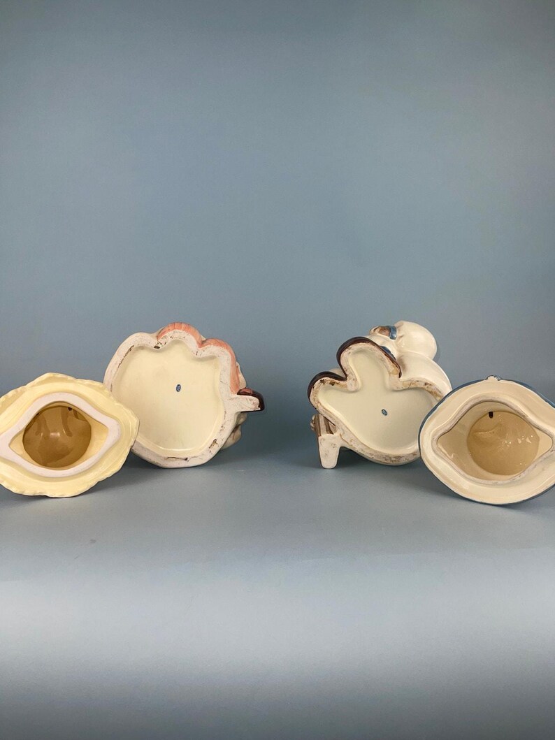 Mervyn's Cookie Jar Set Wilbur & Emily Milton Family Sailor Cat Kitty ...