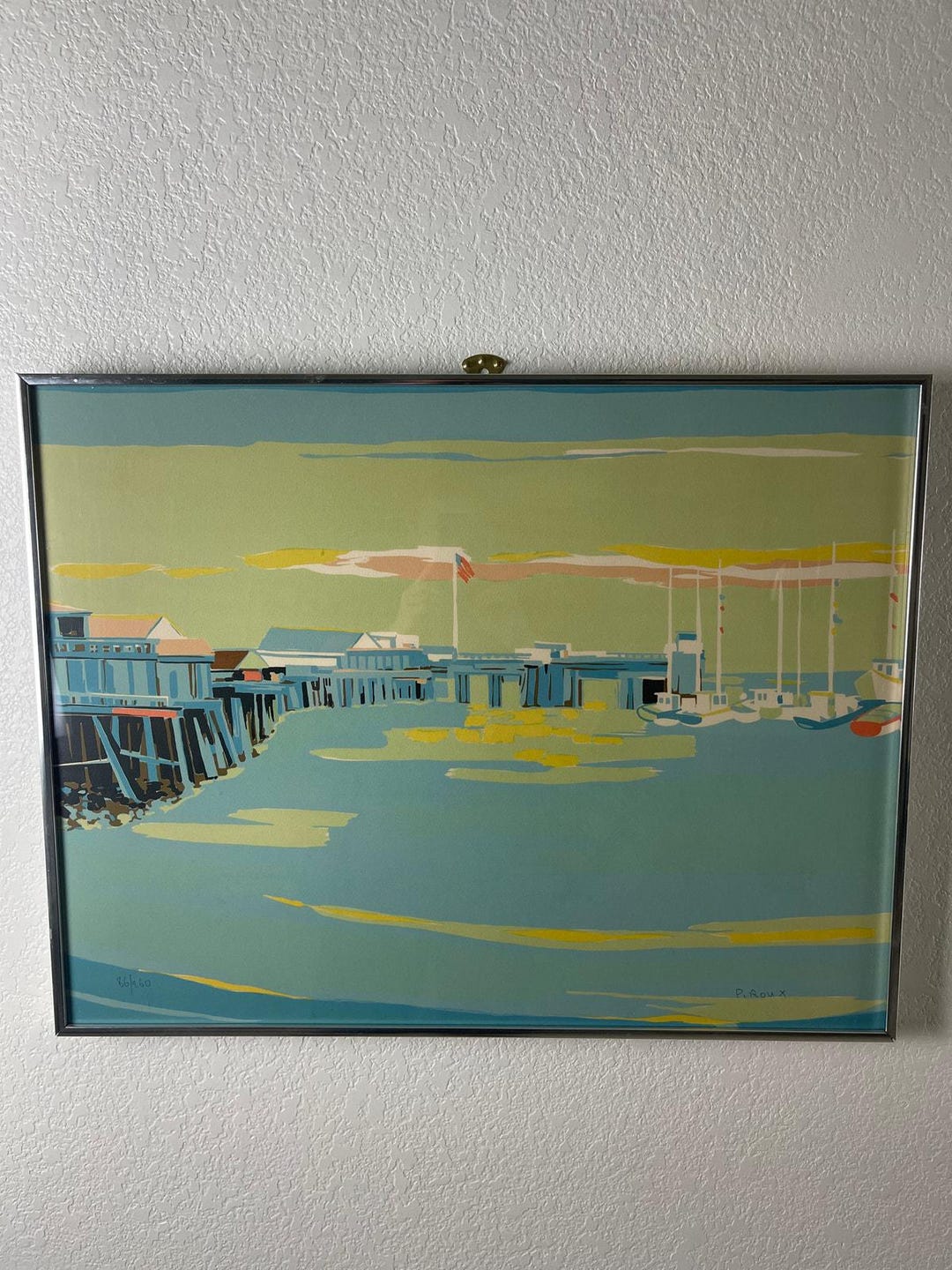 Pierre Roux Lithograph Framed Art Signed LTD Edition - Etsy