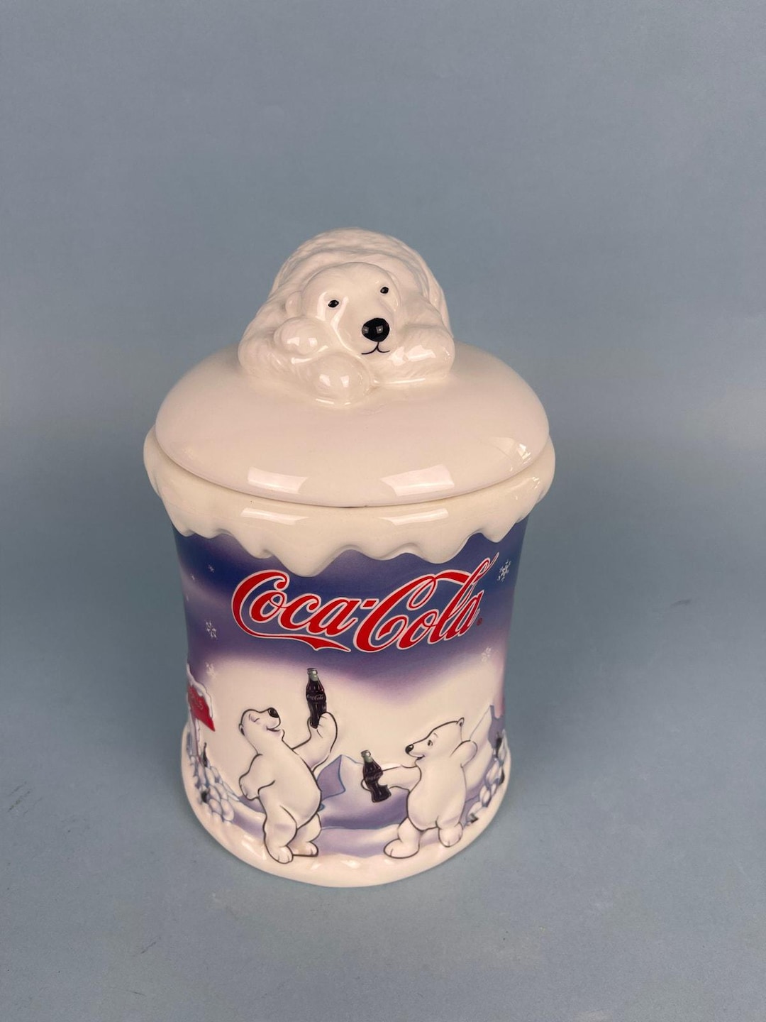 Coca Cola Polar Bear Cookie Jar