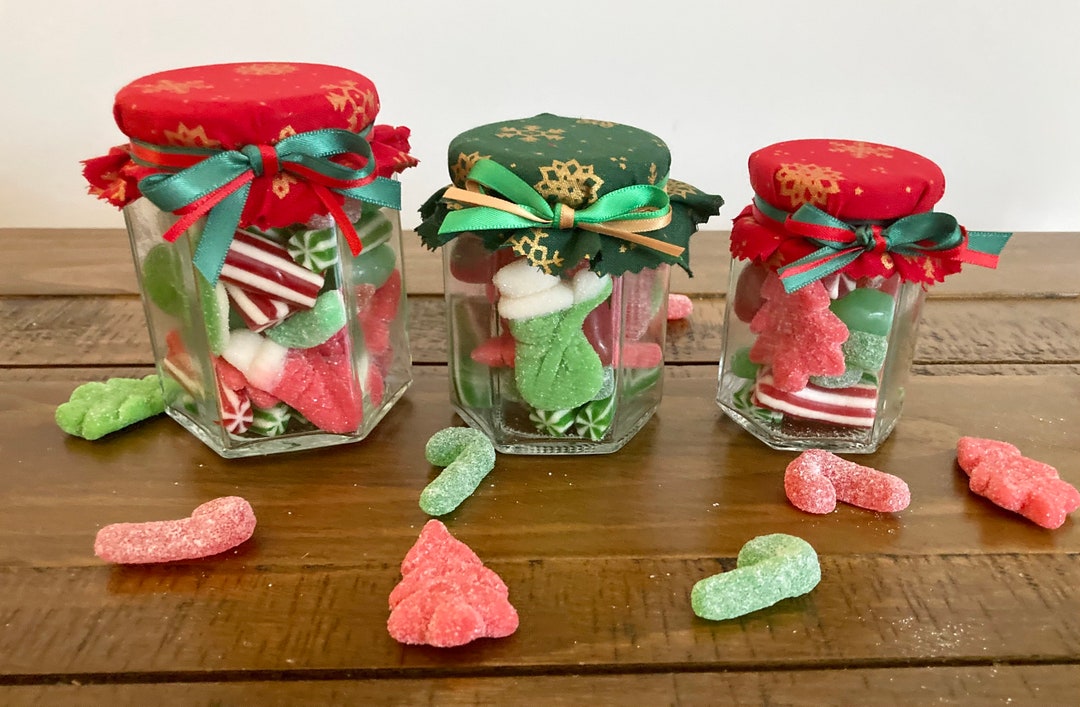 Christmas Sweet Jars, Sweet Jars, Christmas Gifts, Stocking Fillers ...