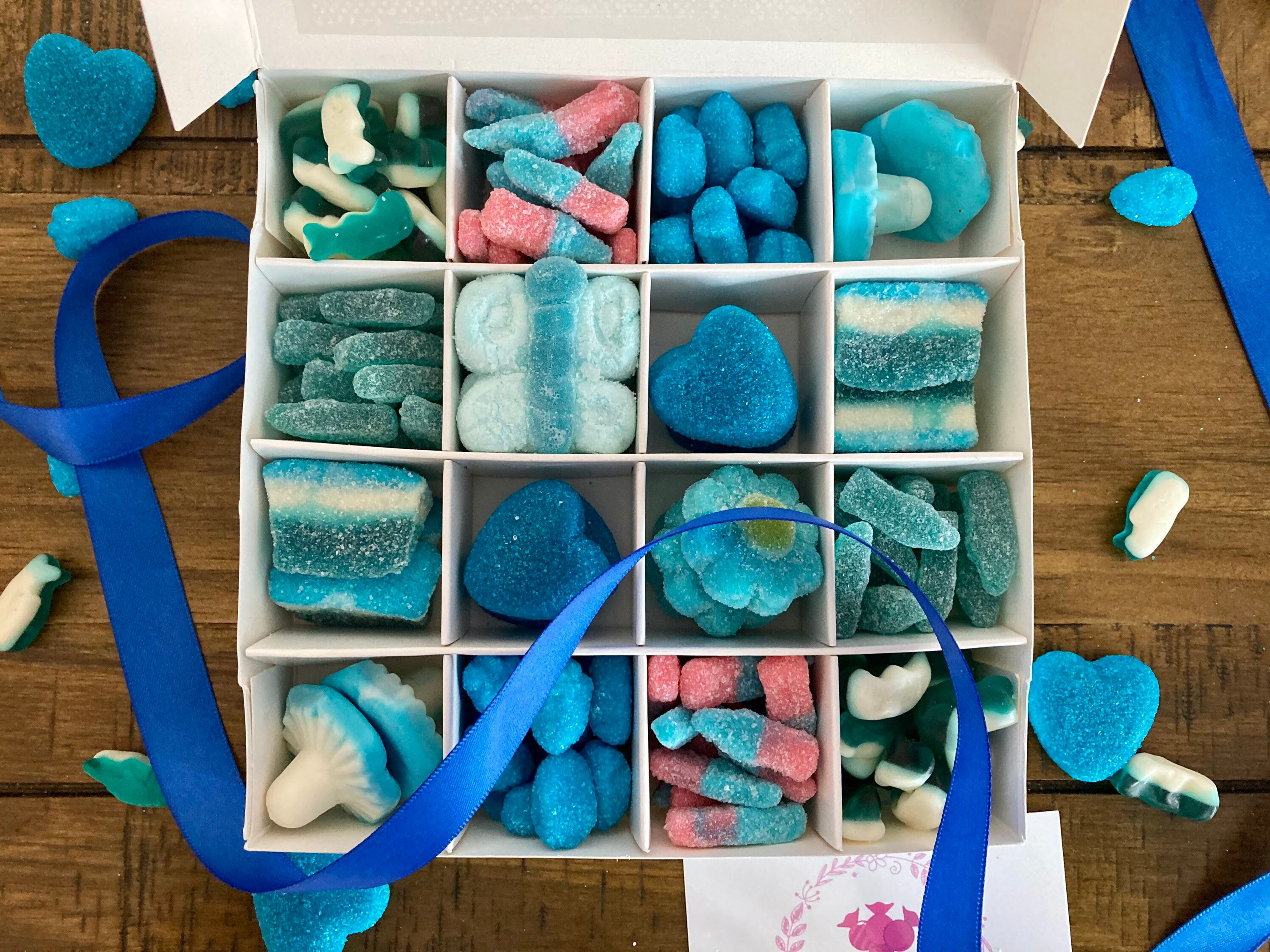 Blue Sweet Box Gifts for Him Birthday Pick and Mix Sweet - Etsy UK