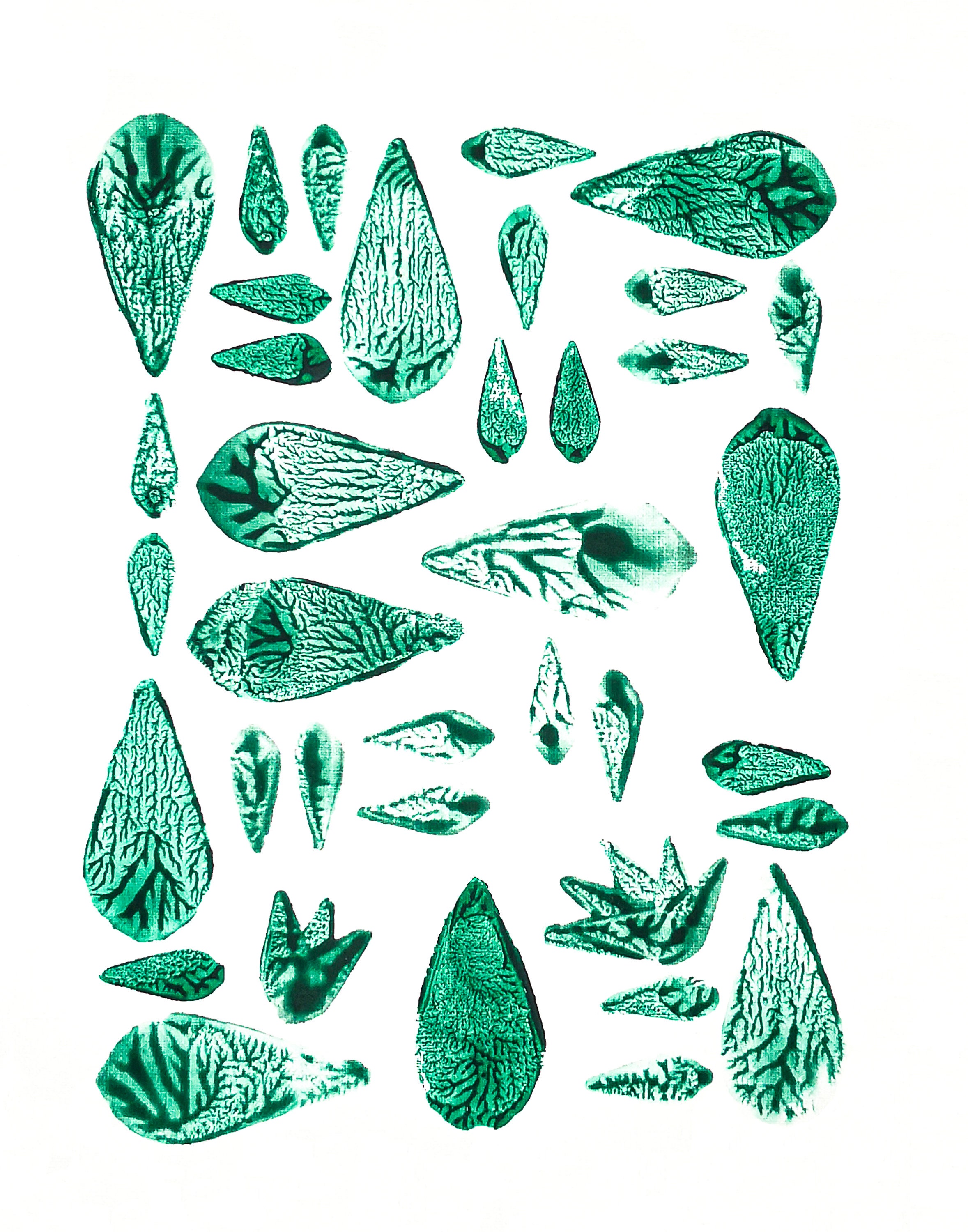 PRINTABLE Emerald Green Block Print Wall Art Distressed Green Printable ...