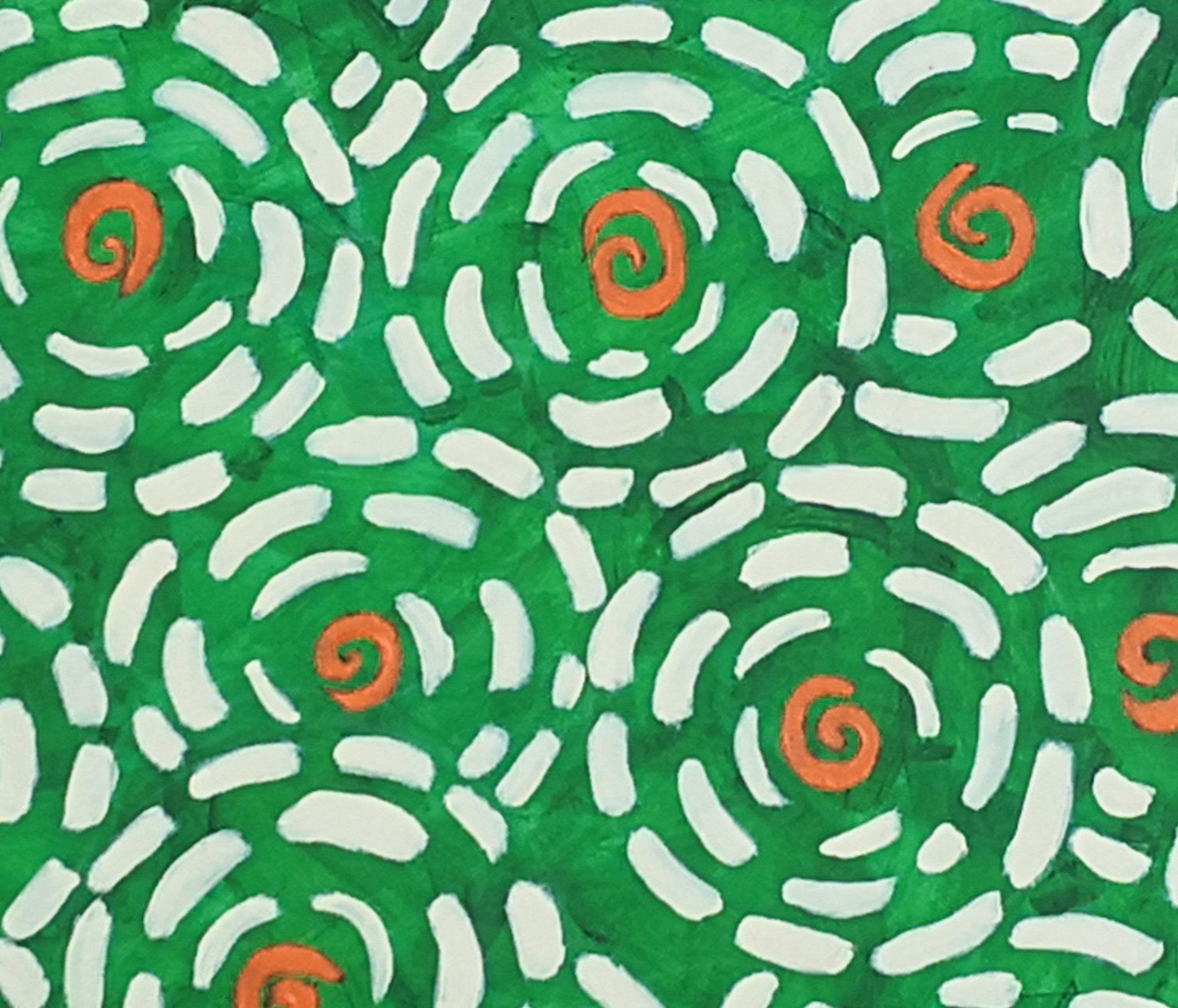 Long Narrow Green and Cream PRINTABLE Narrow Horizontal/vertical Ethnic ...