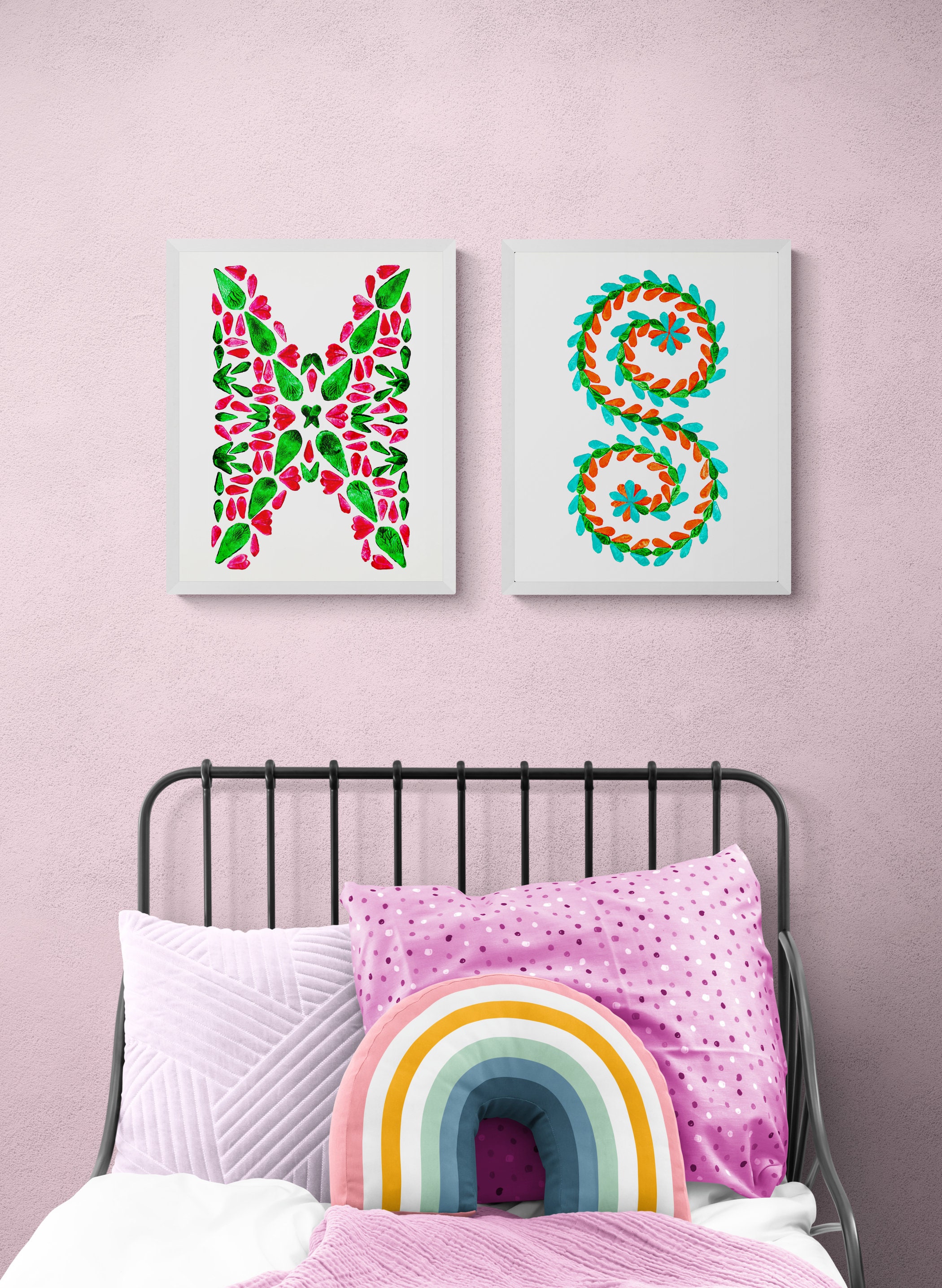 PRINTABLE Ethnic Paintings Bundle Digital Download Colorful Pattern ...