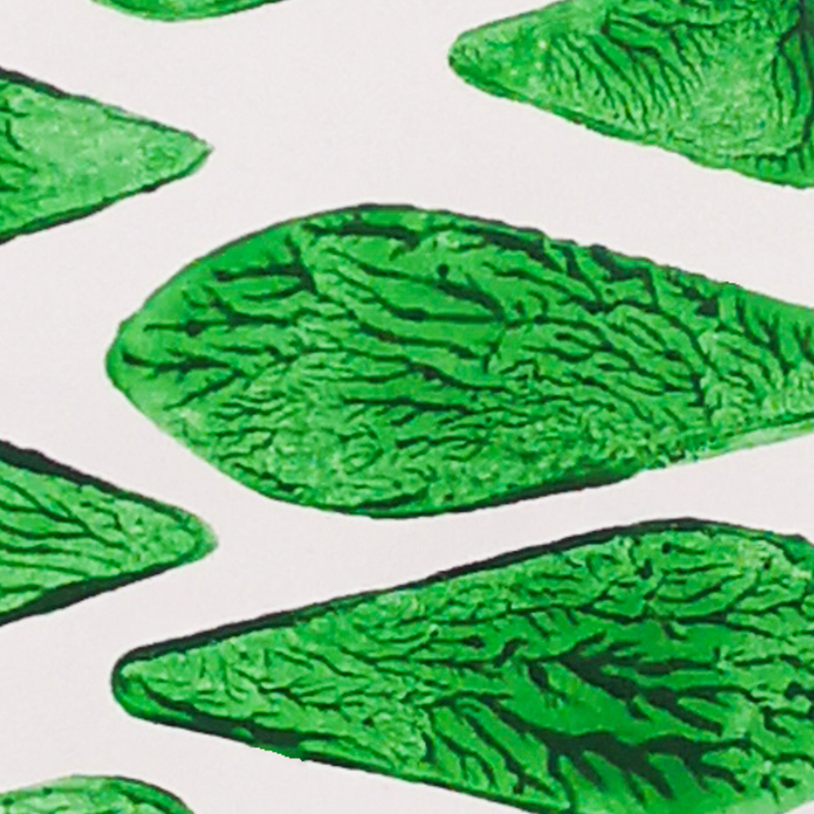 Long Narrow Green PRINTABLE Horizontal/vertical Block Print Wall Decor ...