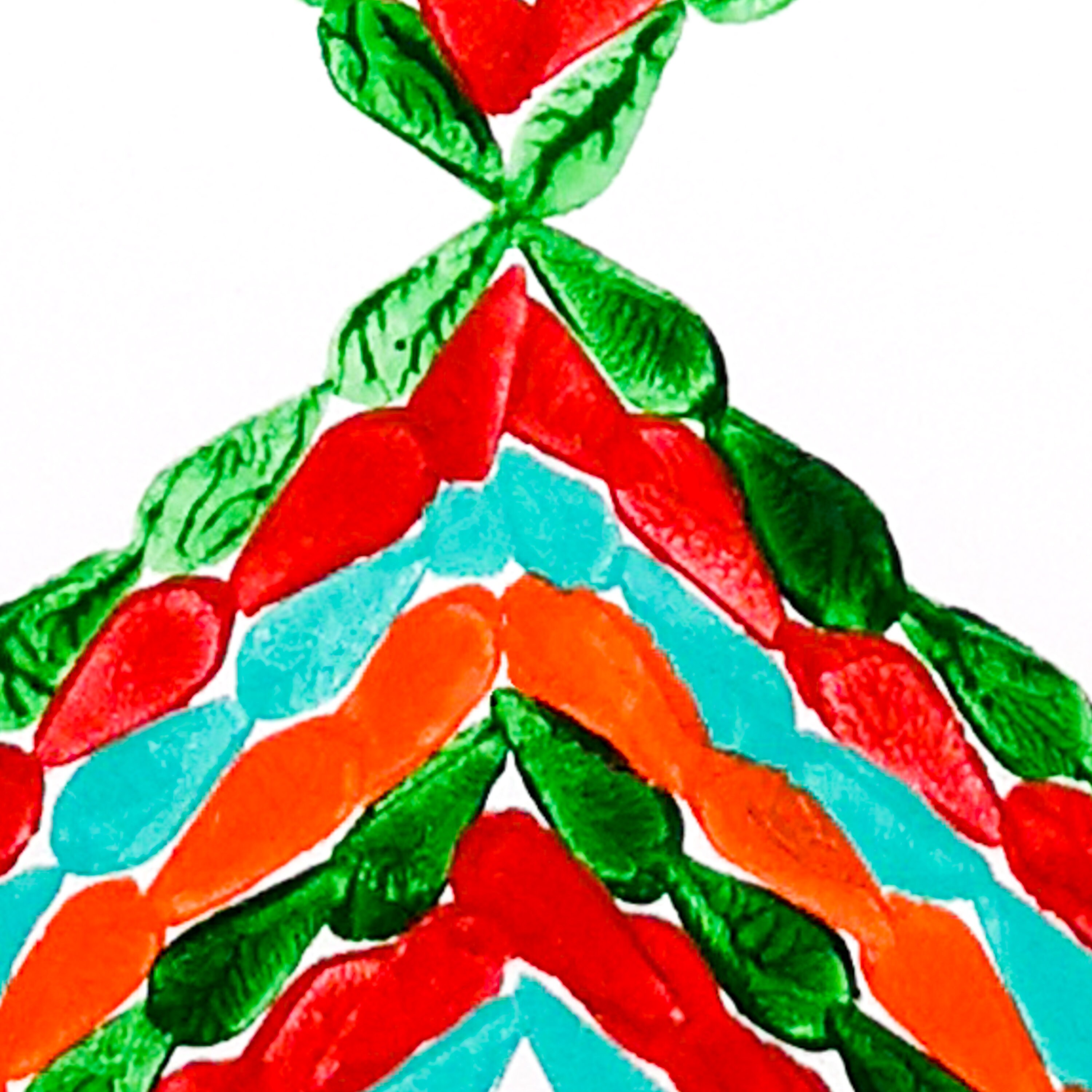 Long Narrow Colorful PRINTABLE Wall Art Horizontal Ethnic - Etsy