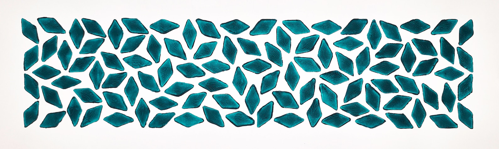 Long Narrow Dark Teal Modern PRINTABLE Narrow Horizontal/vertical ...