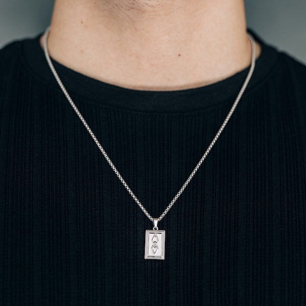 Rectangle Pendant - Etsy