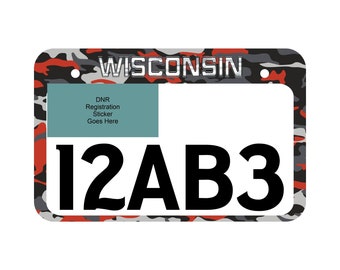 Wisconsin Atv License Plate - Etsy