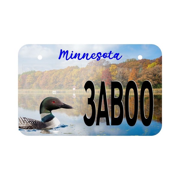 Minnesota Atv License Plate - Etsy