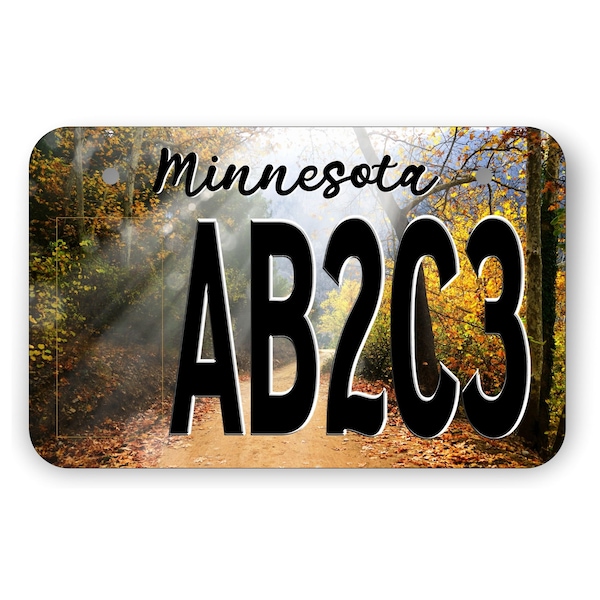 Minnesota Atv Plate - Etsy