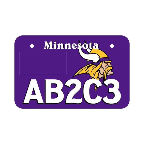 Minnesota Atv License Plate - Etsy