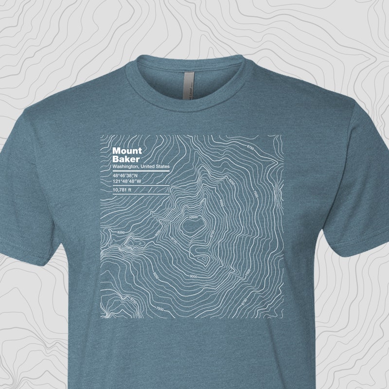 Mt Baker Maps - Etsy