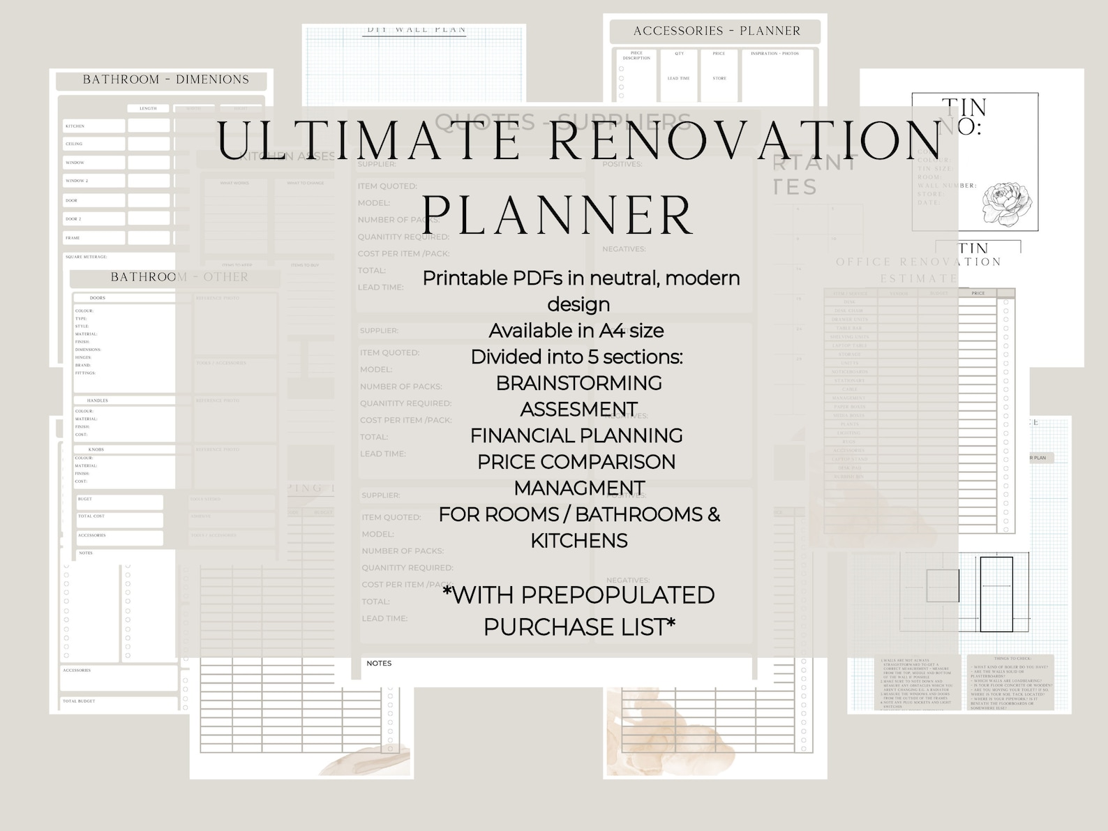 Ultimate Home Renovation Planner, House Improvement, House Renovation ...