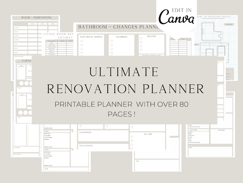 Ultimate Home Renovation Planner, House Improvement, House Renovation ...