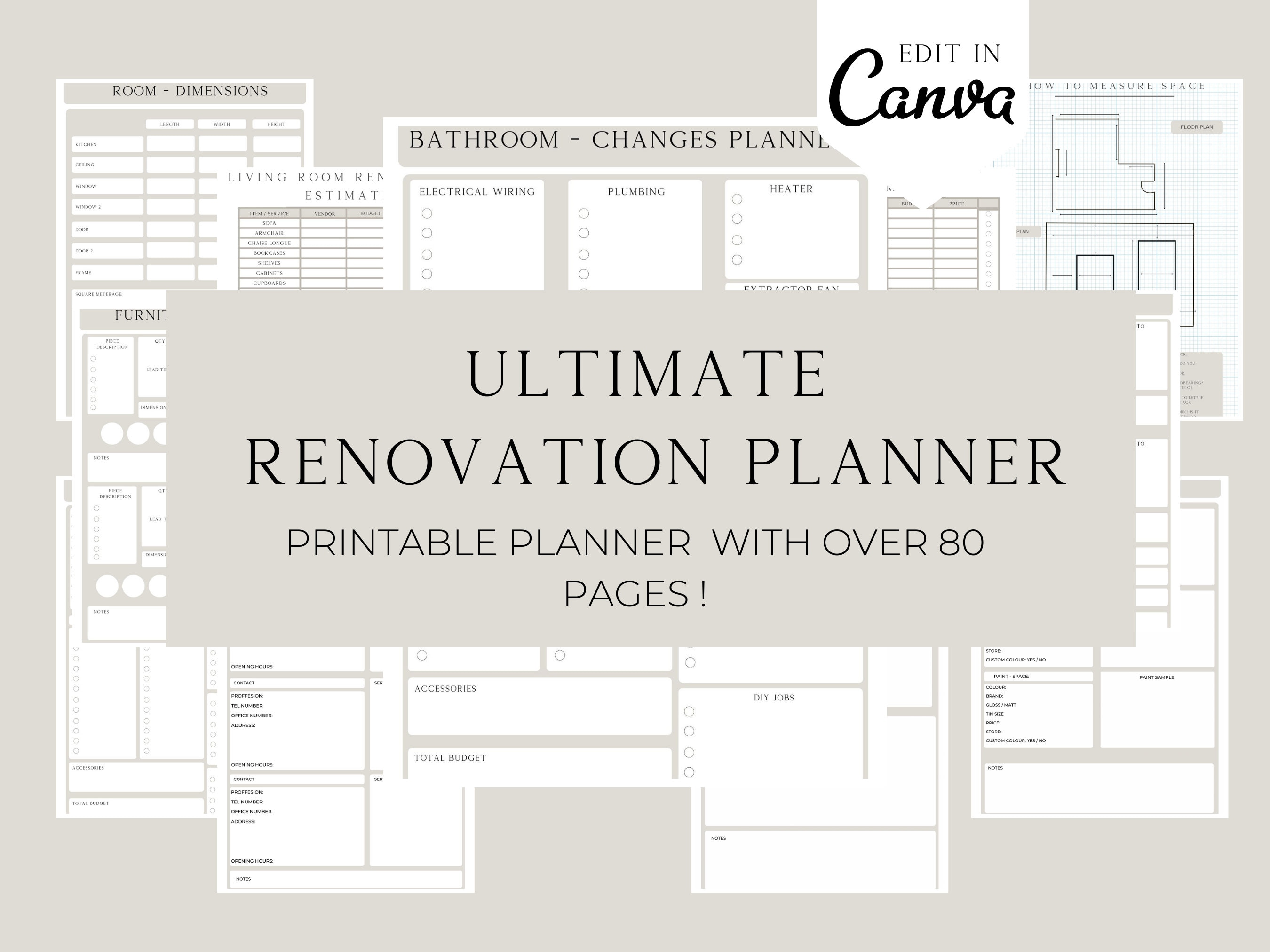 Ultimate Home Renovation Planner, House Improvement, House Renovation ...