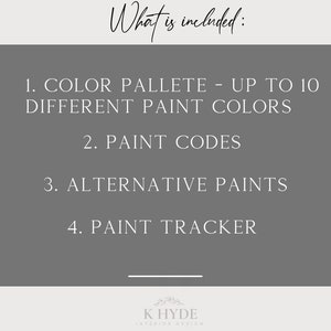 Custom Interior Color Palette, 15 Paint / Wallpaper Colours, Bespoke ...
