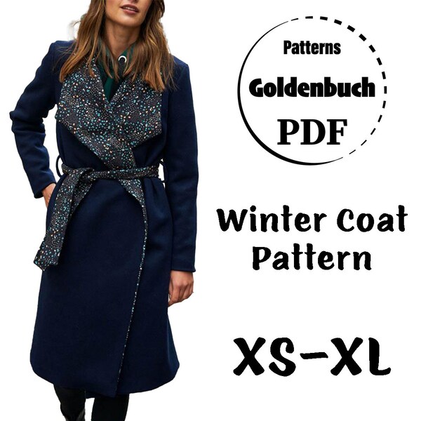 Wrap Coat Pattern - Etsy
